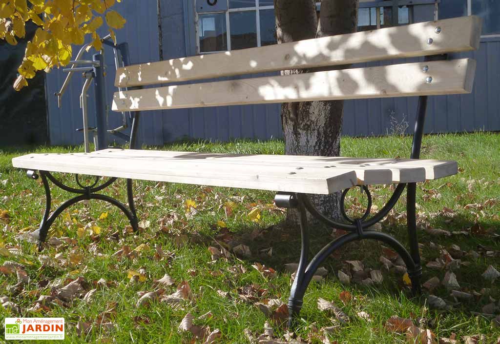 Banc De Jardin Bois Places Cm Mm Delta Habrita