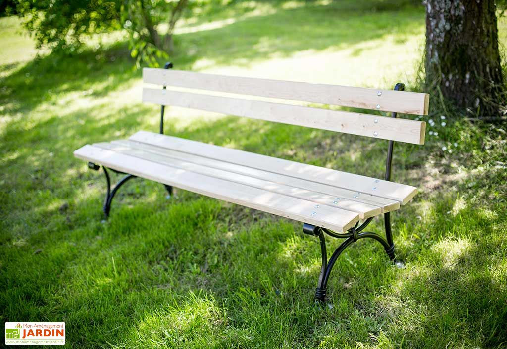 Banc De Jardin Bois Places Cm Mm Delta Habrita