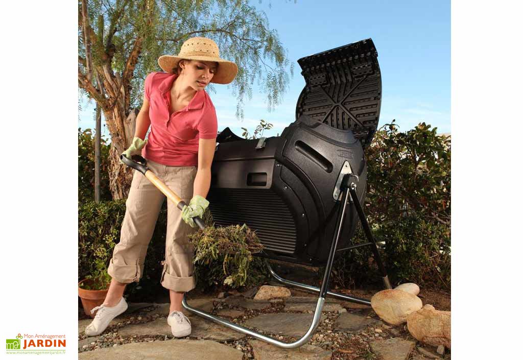 Composteur Rotatif 303L en Polyéthylène Lifetime - Lifetime