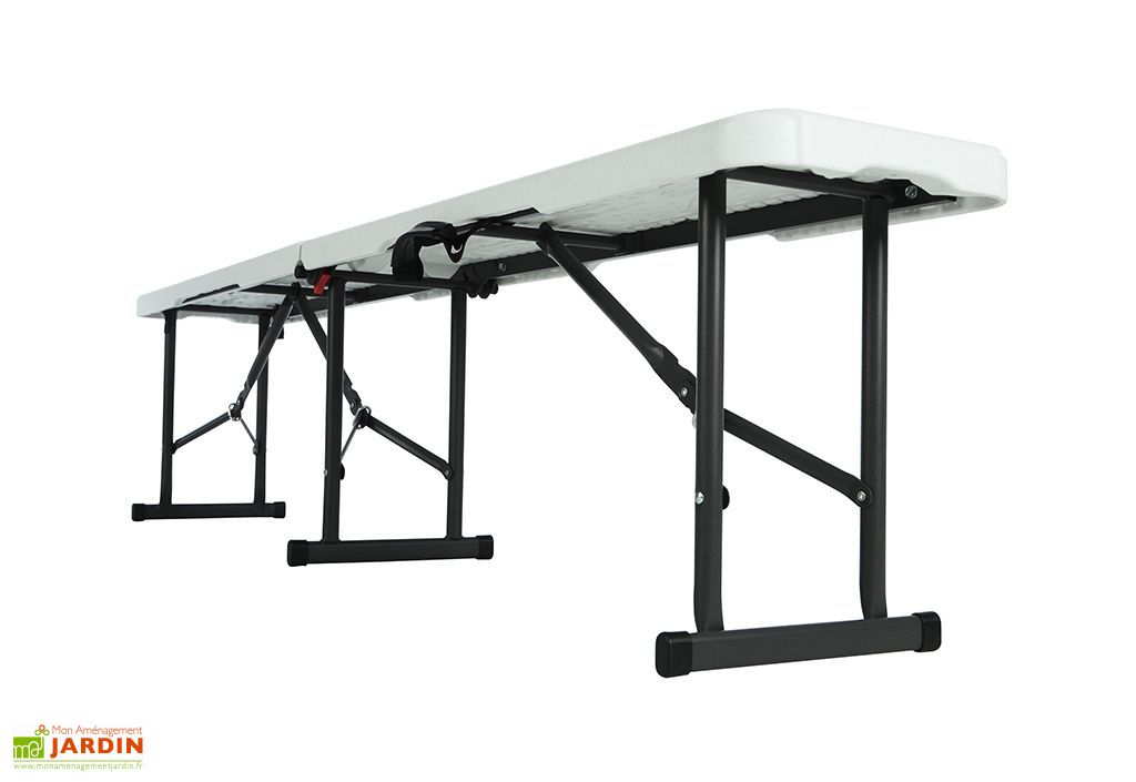 Lot de 20 Bancs Pliants Résine 183x29x42 - Lifetime