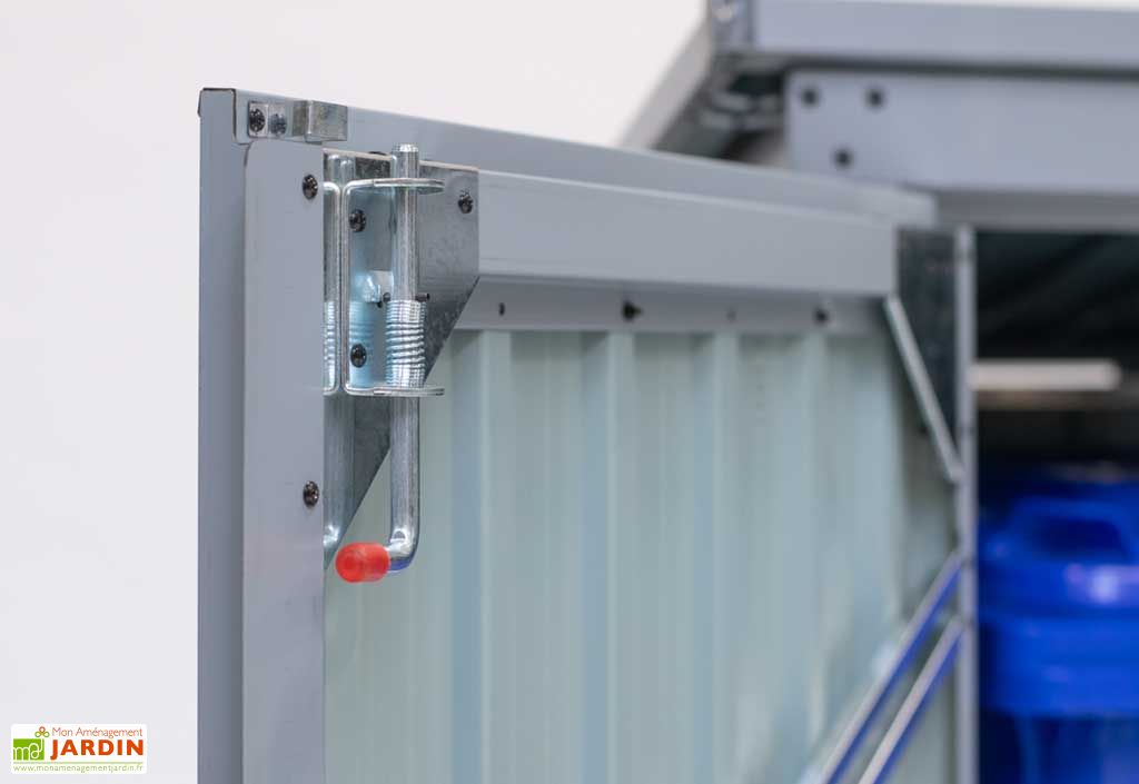 Cache-Poubelle Double en Acier 101 x 158 x 134 cm - Westmann