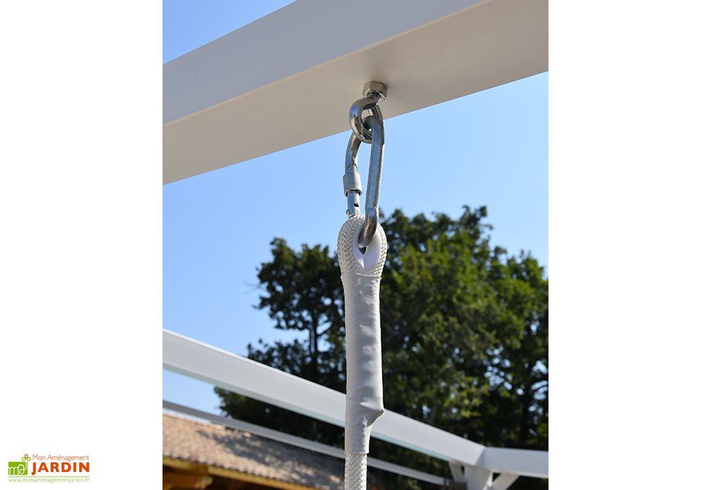 Lit Balancelle de Jardin en Acier et Rotin Synthétique Deep - Givex