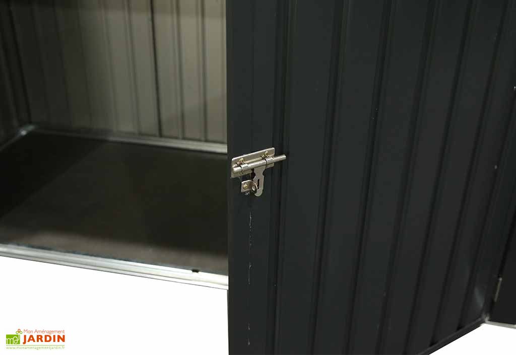 Cache-Poubelle Double en Acier 100 x 172 x 131 cm