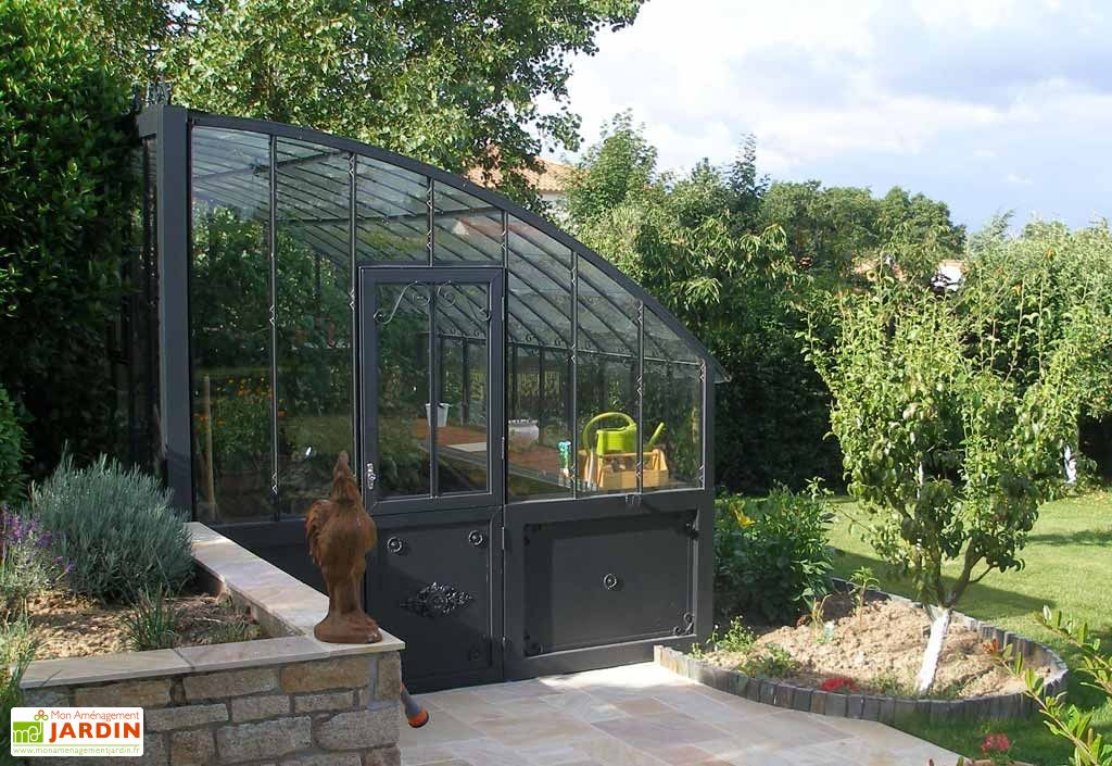 Serre adossée - Mon Aménagement Jardin