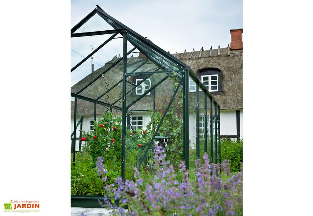 Serre de Jardin en Aluminium et Verre Popular 66 (3,8 m²) - Halls