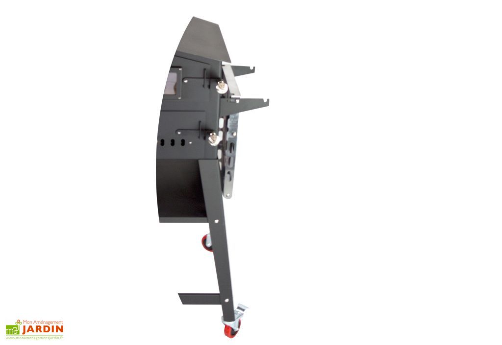 Tablette Latérale Repliable Inox pour Fours Vulcano - L'Art du Jardin