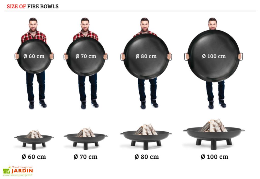 Bras ro En Acier Montana plusieurs Dimensions Cookking