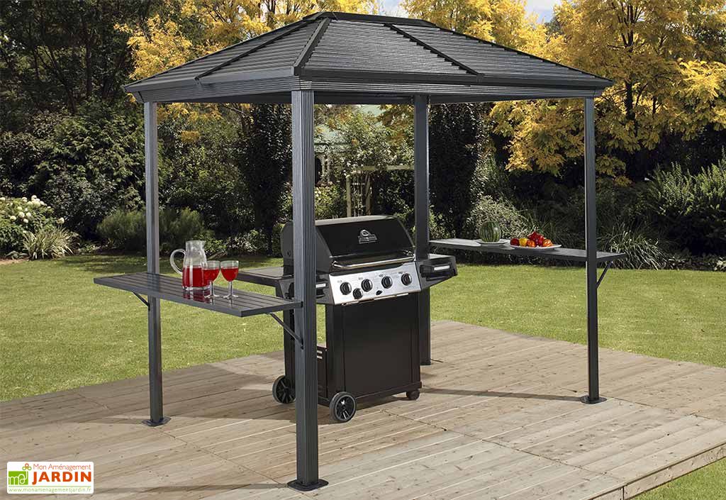 Abri pour barbecue en aluminium et acier Ventura 179 x 293 cm - Sojag
