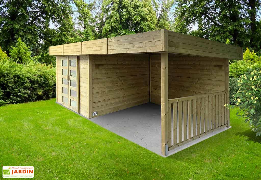 Abri de jardin 15 m² à 19 m² - Mon Aménagement Jardin