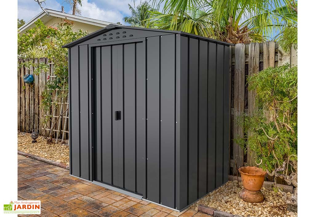 Abri de jardin en métal