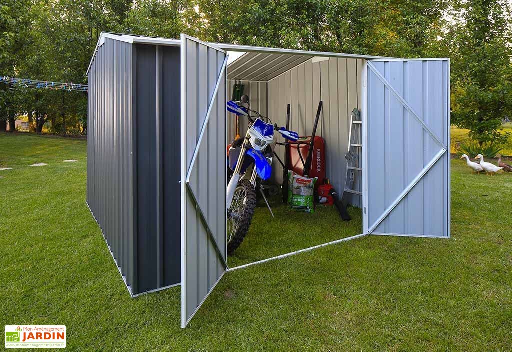 Abri de jardin en métal