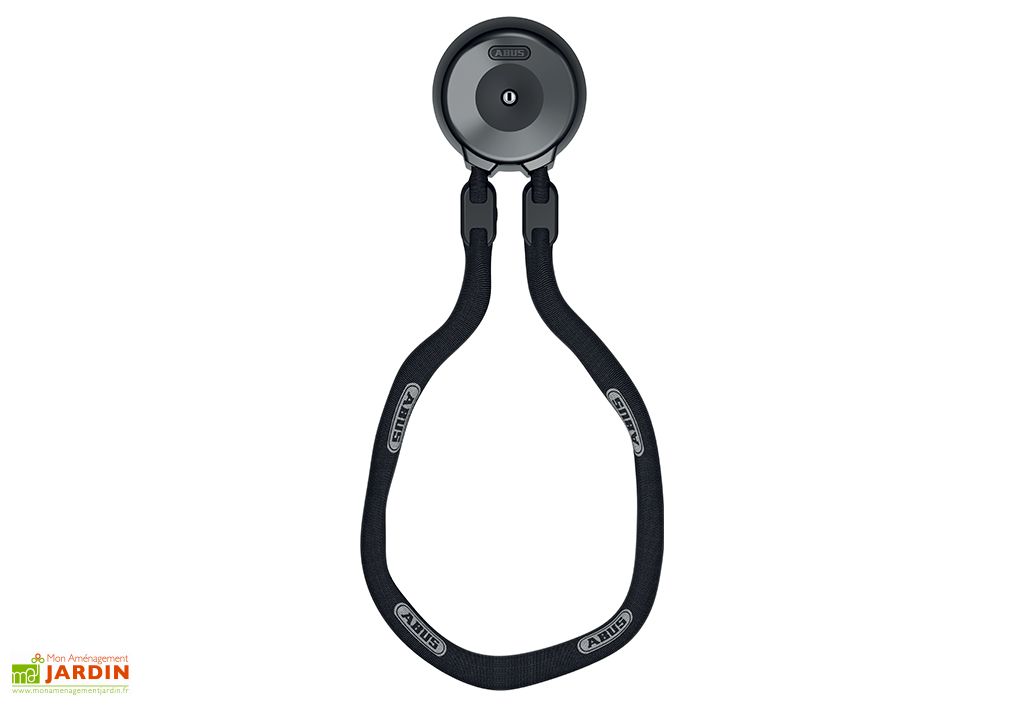 Ancre de fixation vélo ABUS + chaîne en acier 130 cm - ABUS