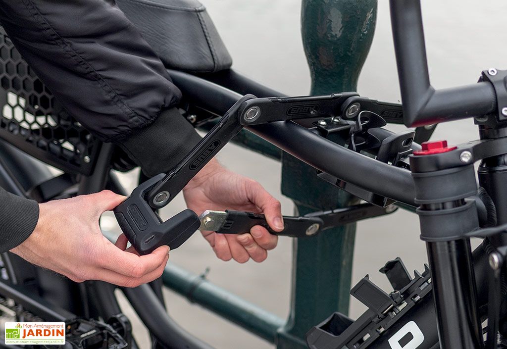 Antivol de vélo ABUS pliable 120 cm – BORDO Granit XPlus 6500K - ABUS