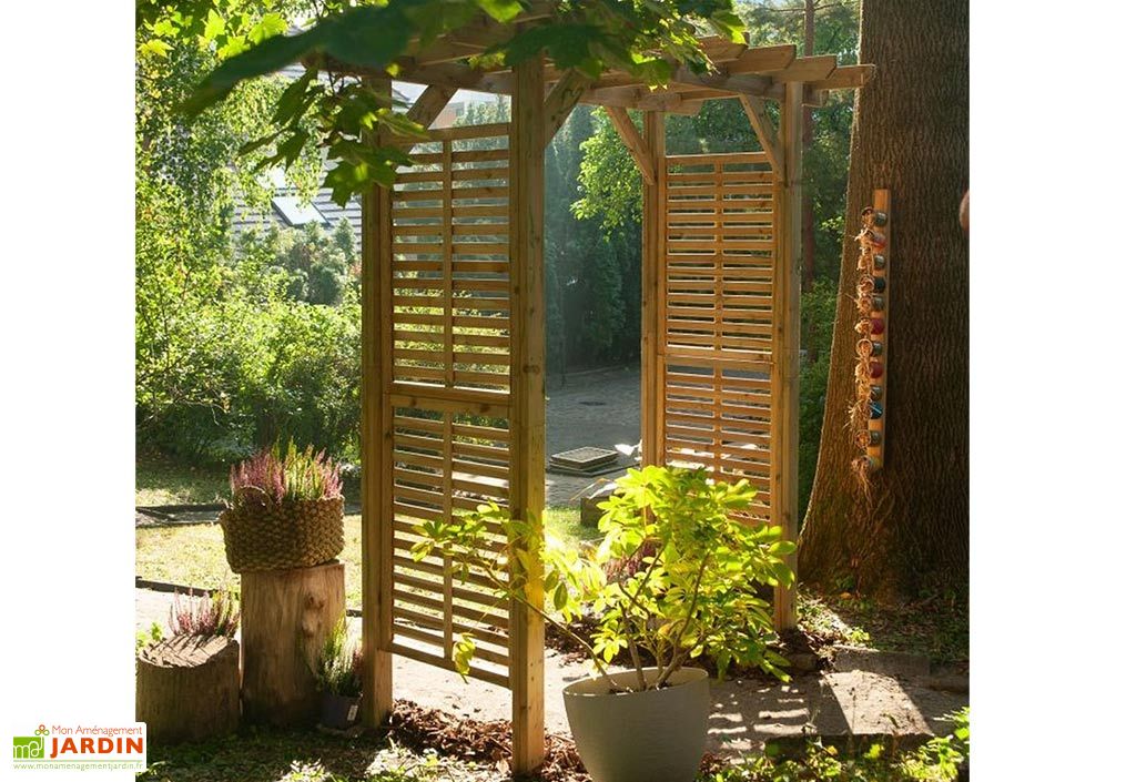 Arche de jardin en bois