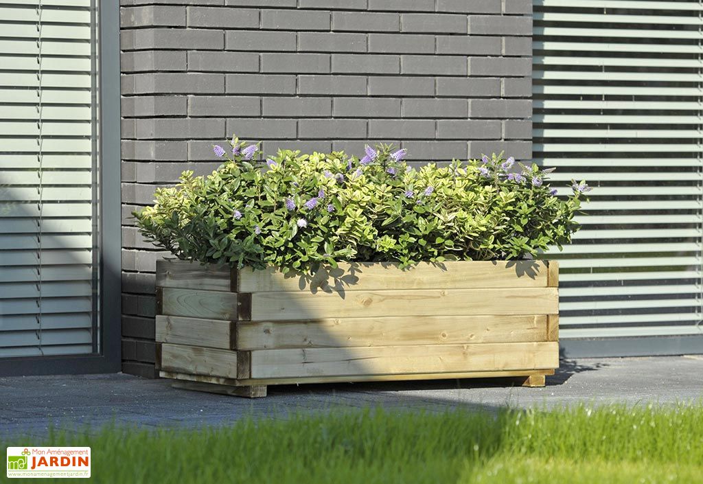 Jardinière bois - Mon Aménagement Jardin