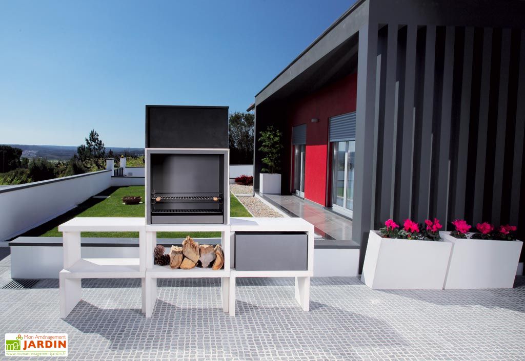 Barbecue design en béton LIV05 - Blive