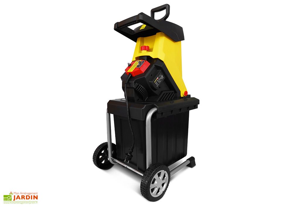 Broyeur de végétaux électrique 2500 W – Ø 40 mm - Gardéo