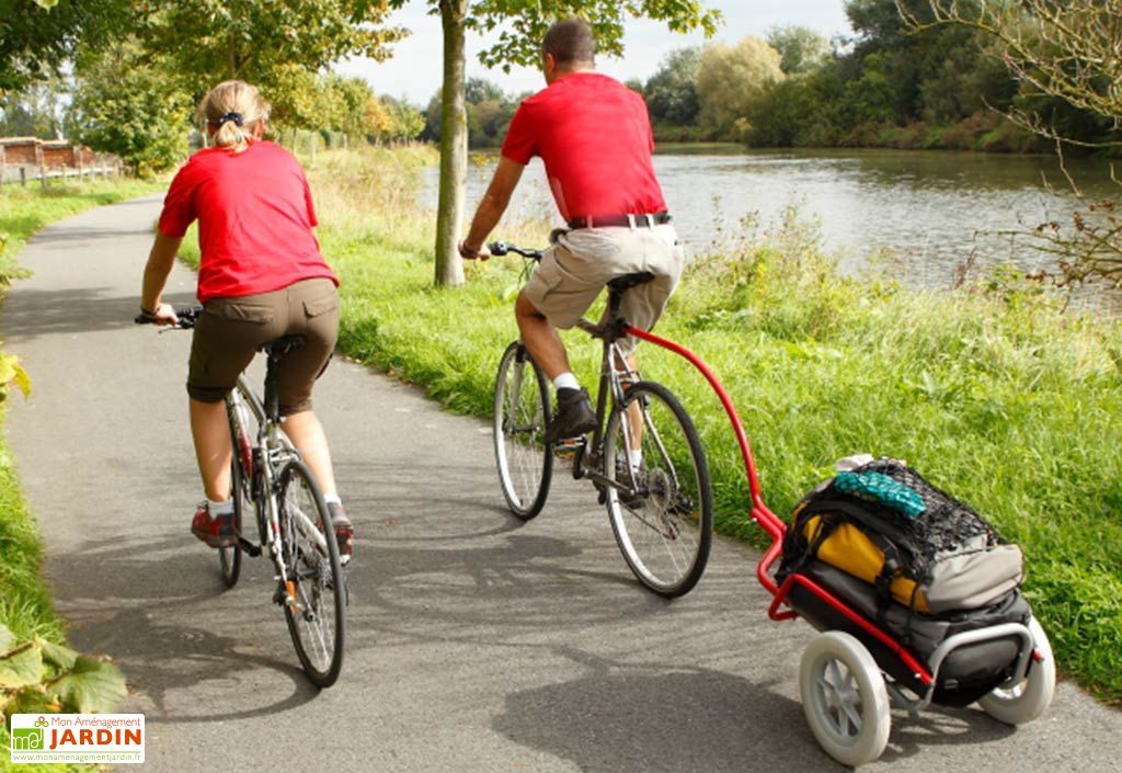 Chariot remorque de vélo Mottez Ultréïa - Mottez
