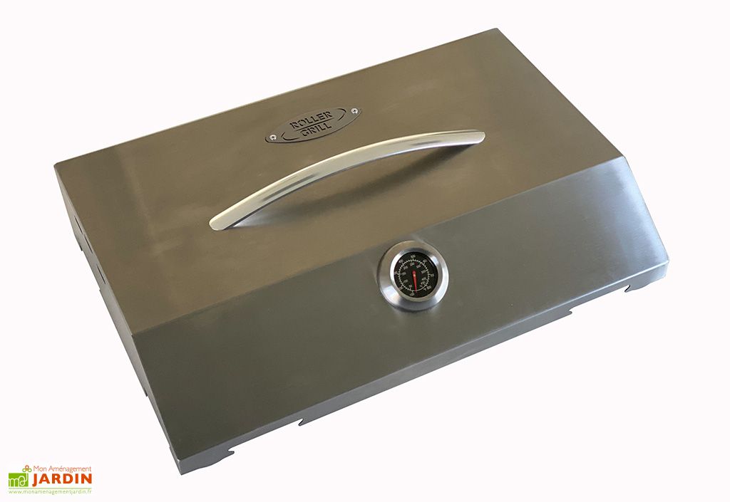 Couvercle de cuisson pour plancha en inox 57,5 x 40 cm - Roller Grill