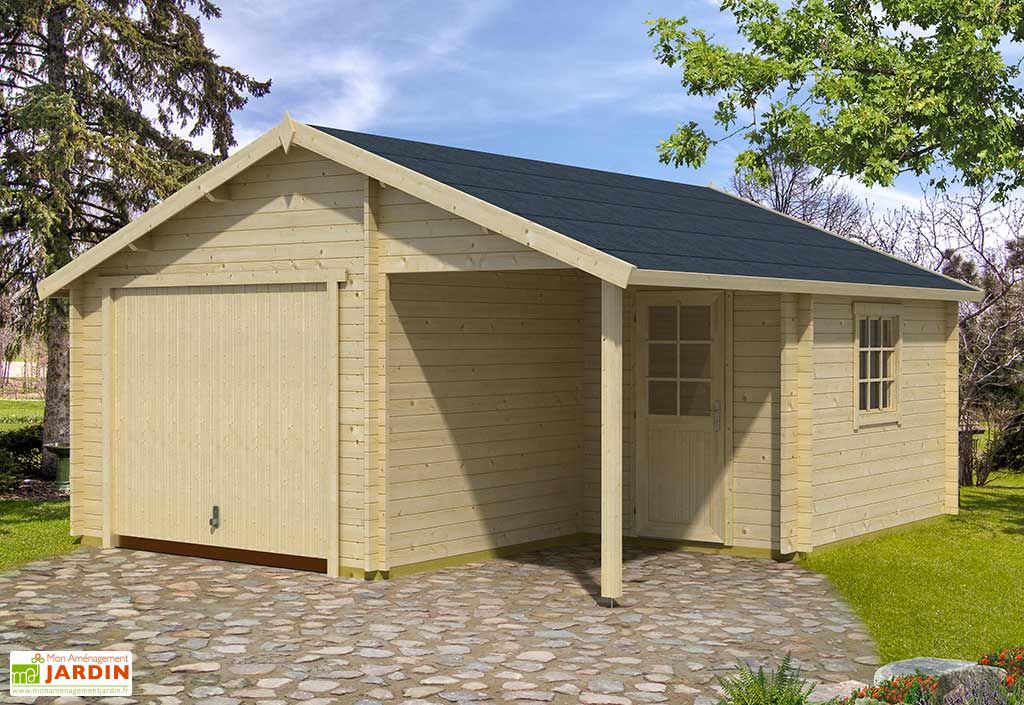 Garage de jardin et abri voiture - Mon Aménagement Jardin