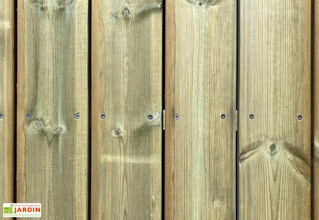 Kit lames de terrasse en bois de pin traité 20 m² + visserie - Terrasse ...