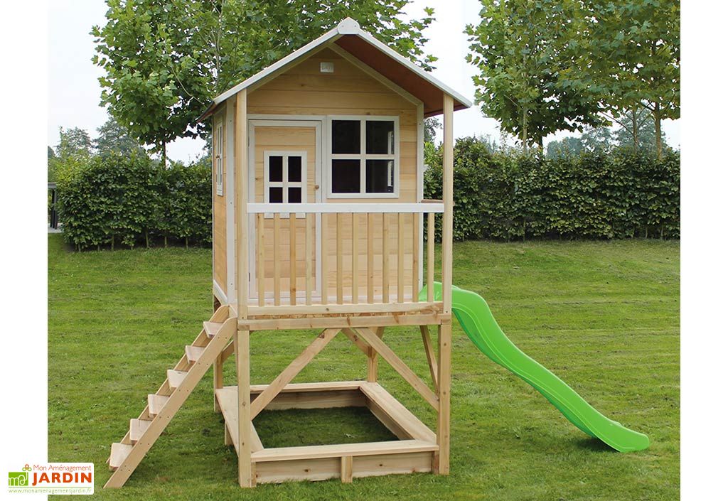 Cabane pour enfant en bois - Mon Aménagement Jardin