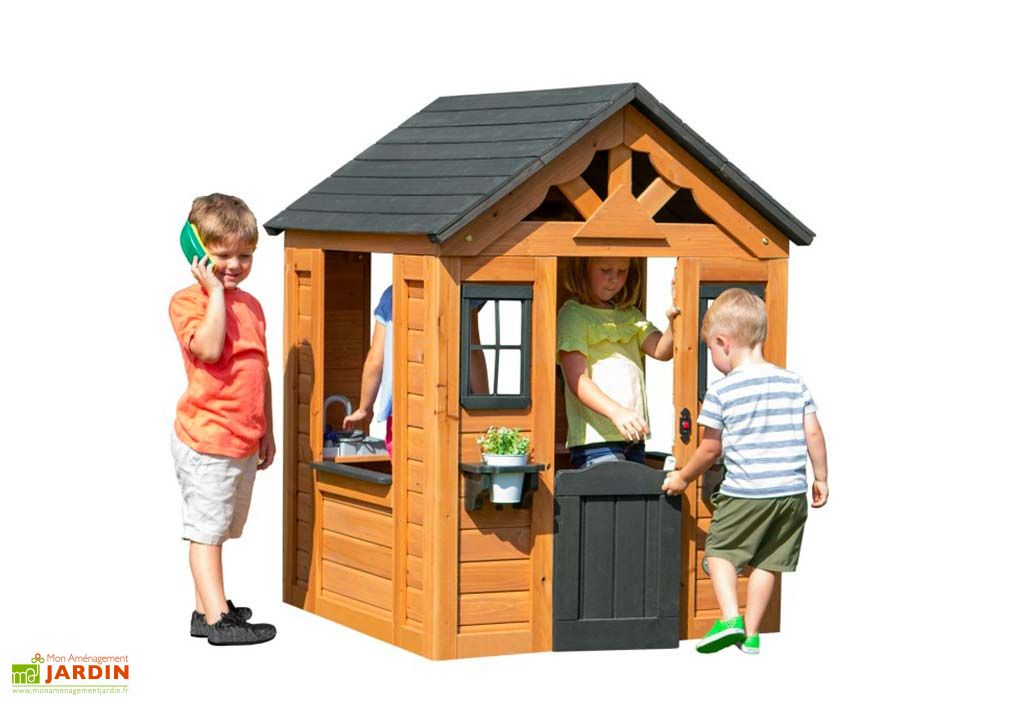 Cabane pour enfant en bois - Mon Aménagement Jardin