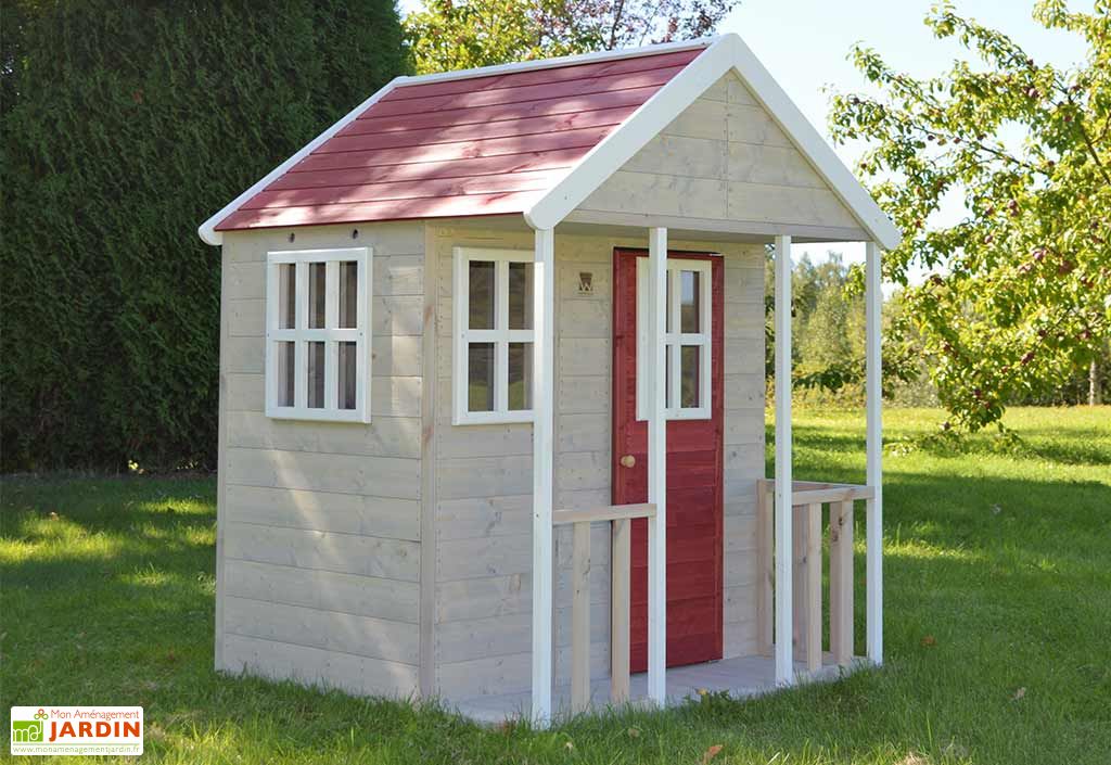 Cabane pour enfant en bois - Mon Aménagement Jardin