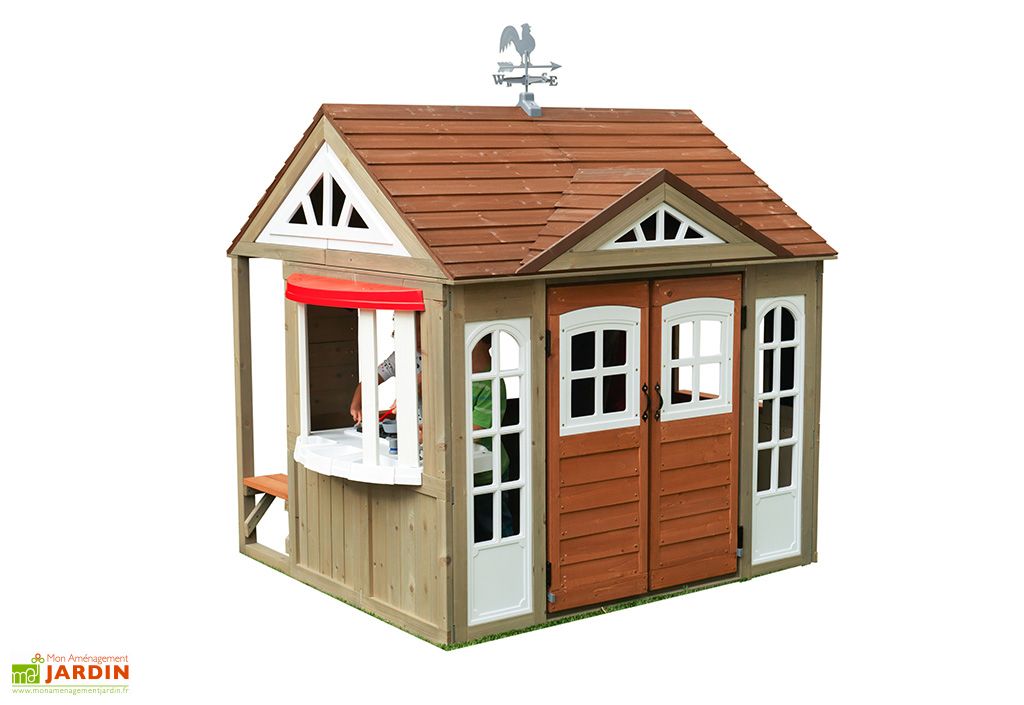 Cabane pour enfant en bois - Mon Aménagement Jardin