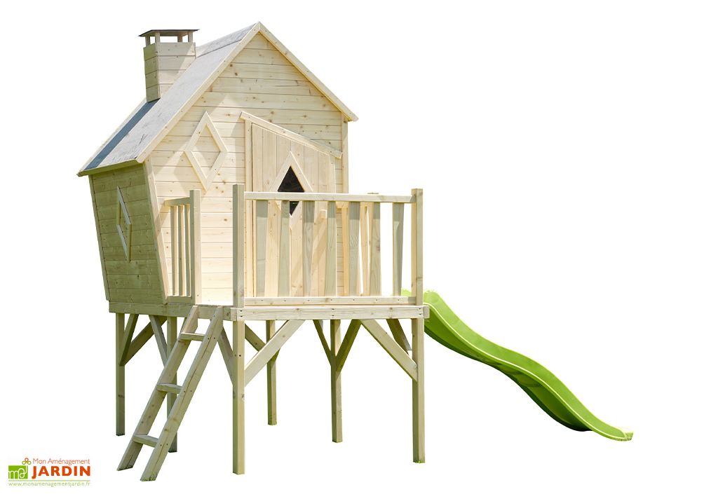 Cabane pour enfant en bois - Mon Aménagement Jardin