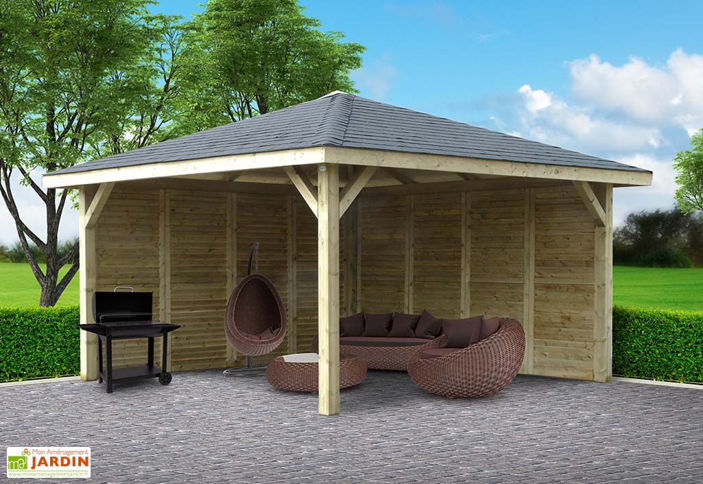 Gazebo et kiosque en bois - Mon Aménagement Jardin
