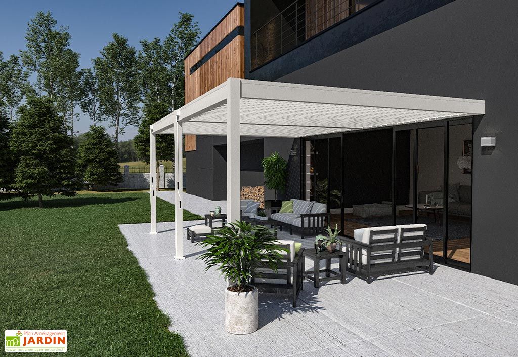 Pergola 6x4 m - Mon Aménagement Jardin