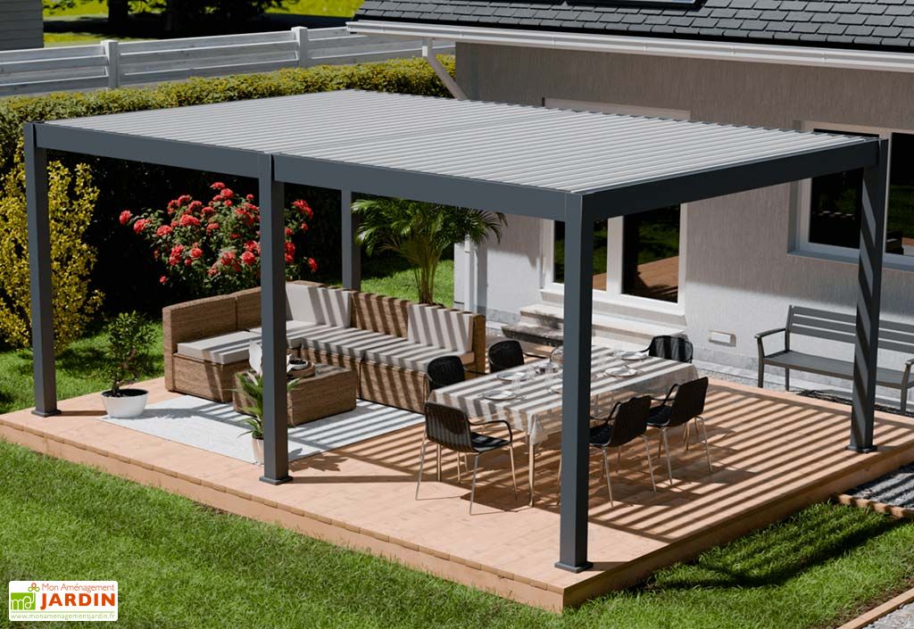 Pergola 6x4 m - Mon Aménagement Jardin
