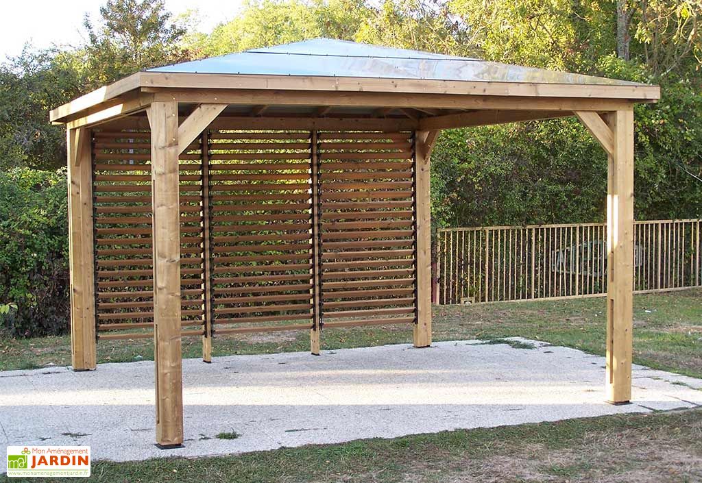 Pool House en Bois 1 Paroi Blueterm 12 m² - Habrita