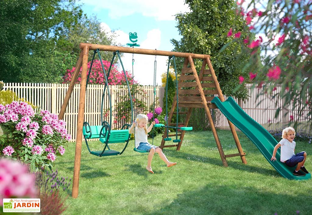 Soulet : portiques et aires de jeux français en bois