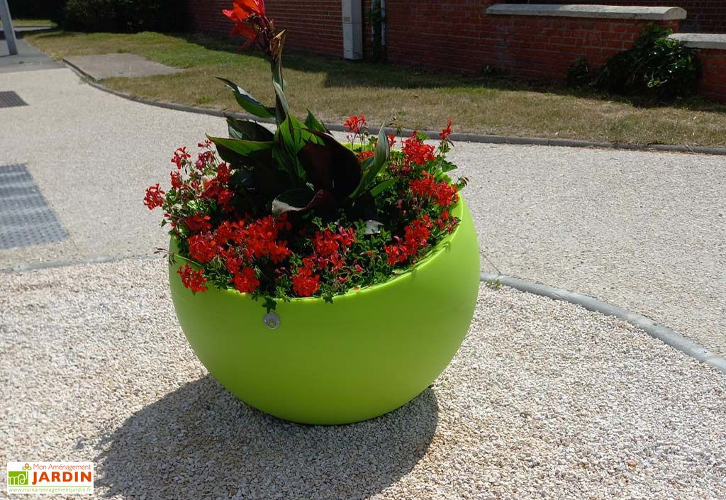 Pot de fleurs rond PAPI en PEHD 80 cm - Minimo - PAPI