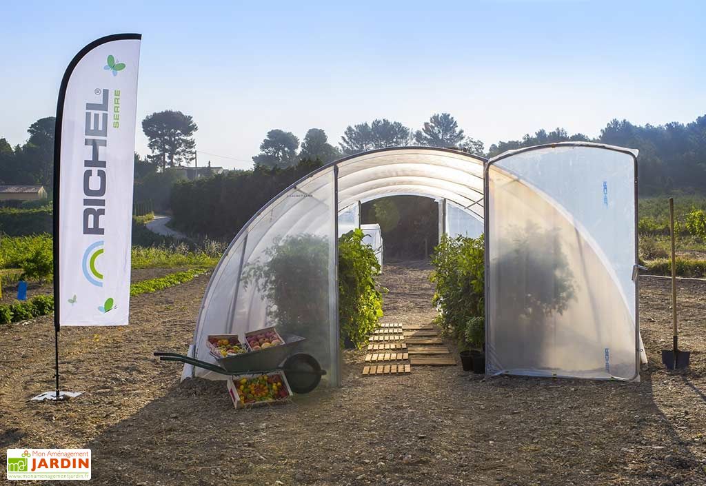 Richel : serres tunnels pour particuliers et professionnels