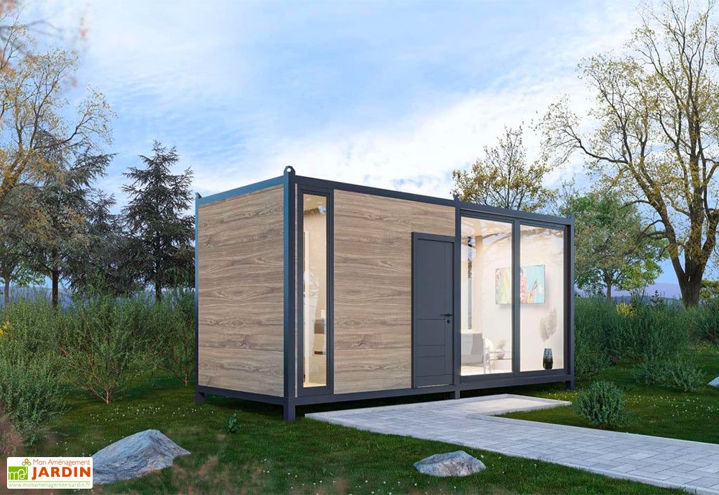 Studio de jardin habitable et équipé 14 m² - Container Design
