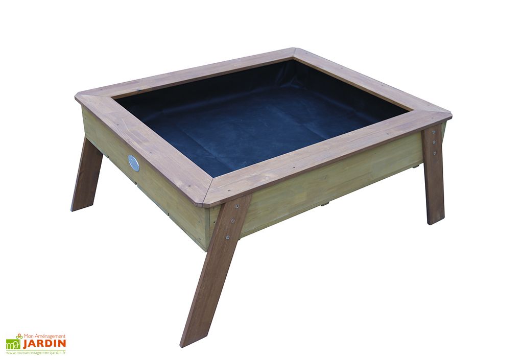 Table de culture en bois de hemlock - 110 x 93 x 50 cm - Axi
