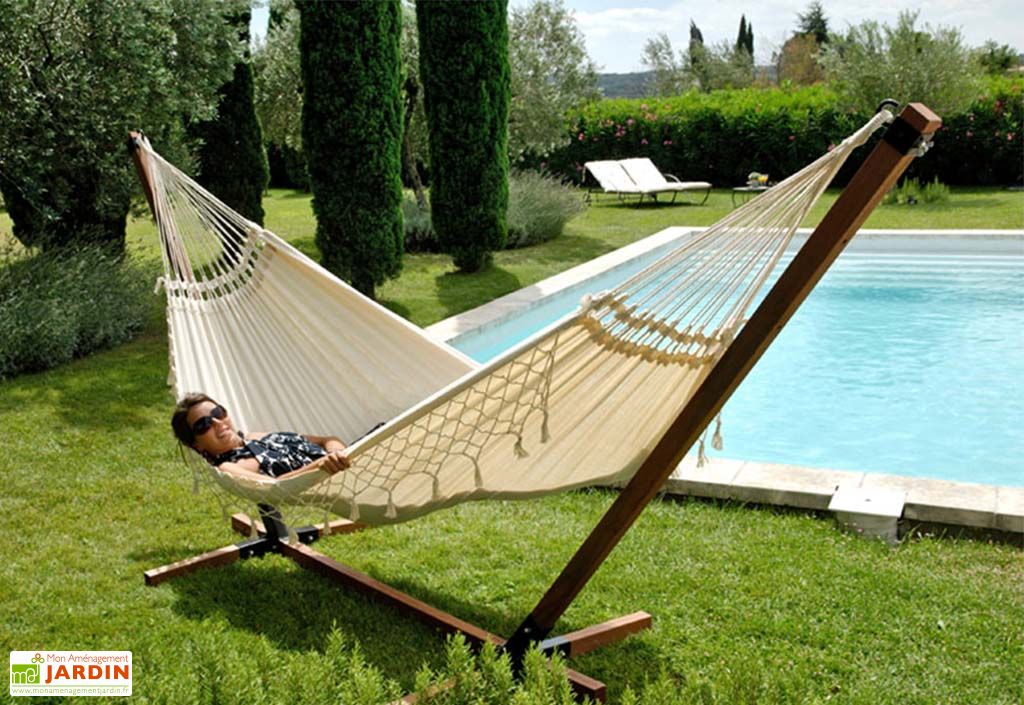 Toile de hamac en coton 200 x 140 cm - Alegria - Couleurs du Monde