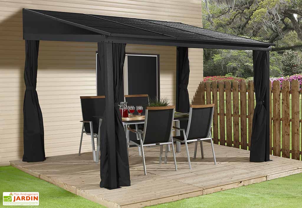 Tonnelle Adossee Aluminium