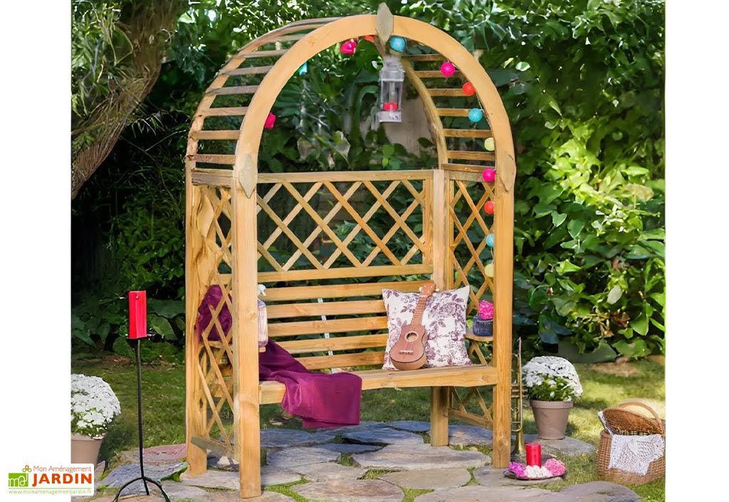 Arche de jardin en bois