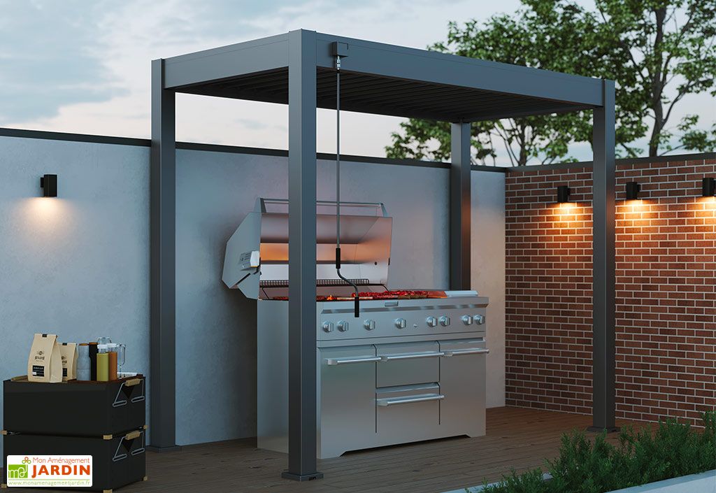Tonnelle pour barbecue - Mon Aménagement Jardin