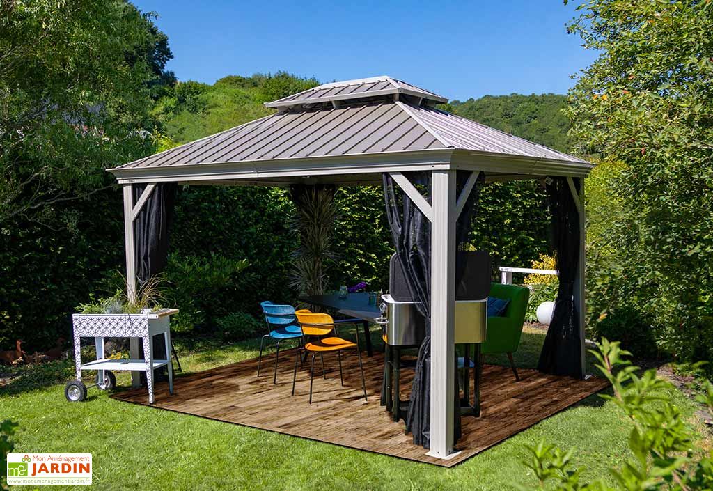 Tonnelle Adossee Aluminium