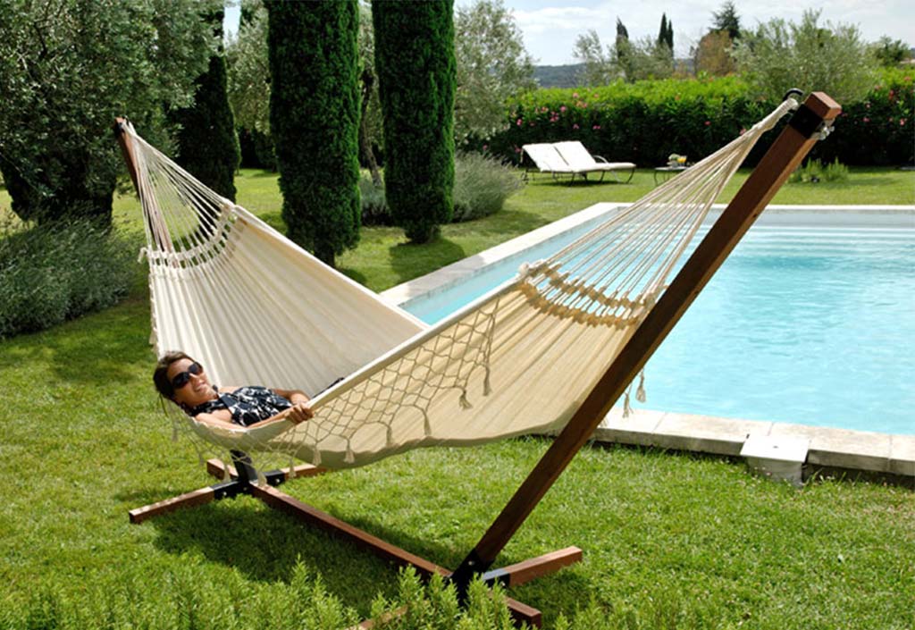 Couleurs Du Monde Toile de hamac en coton 200 x 140 cm - Alegria